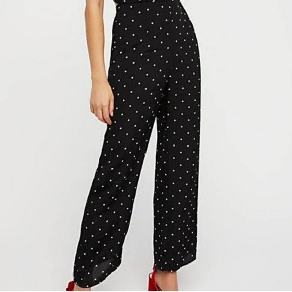 Flynn Skye | Pants & Jumpsuits | Flynn Skye Sheer Diamond Print Pants S ...